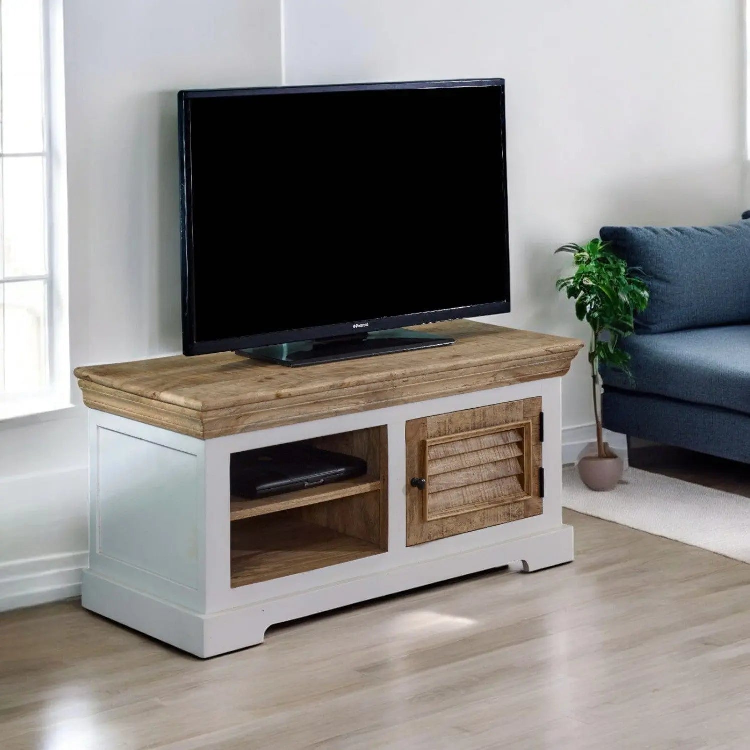Doonbeg 110cm Wooden TV Media Unit Cabinet - OAT Home