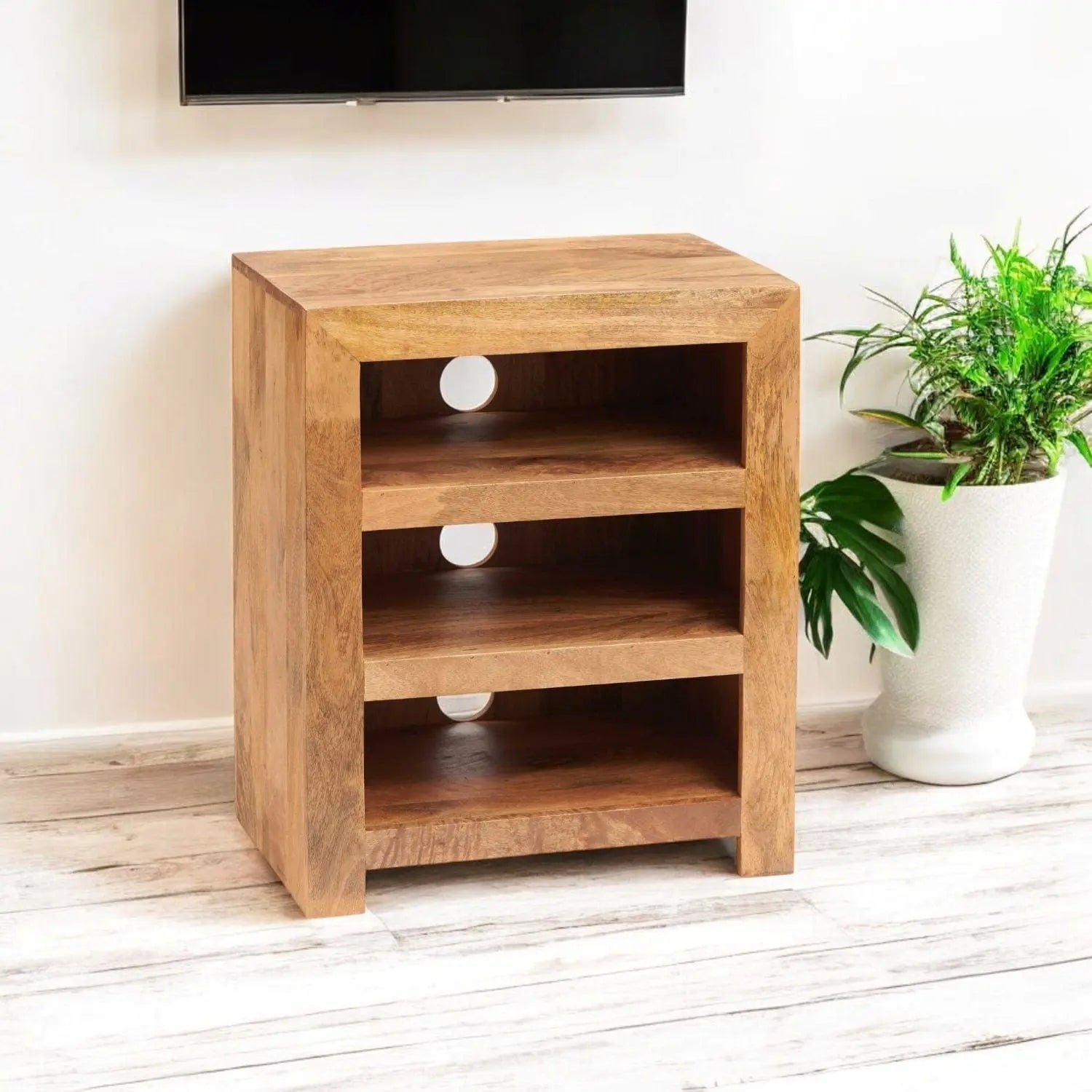 Tibradden 60cm Wooden Small TV Media Unit - OAT Home