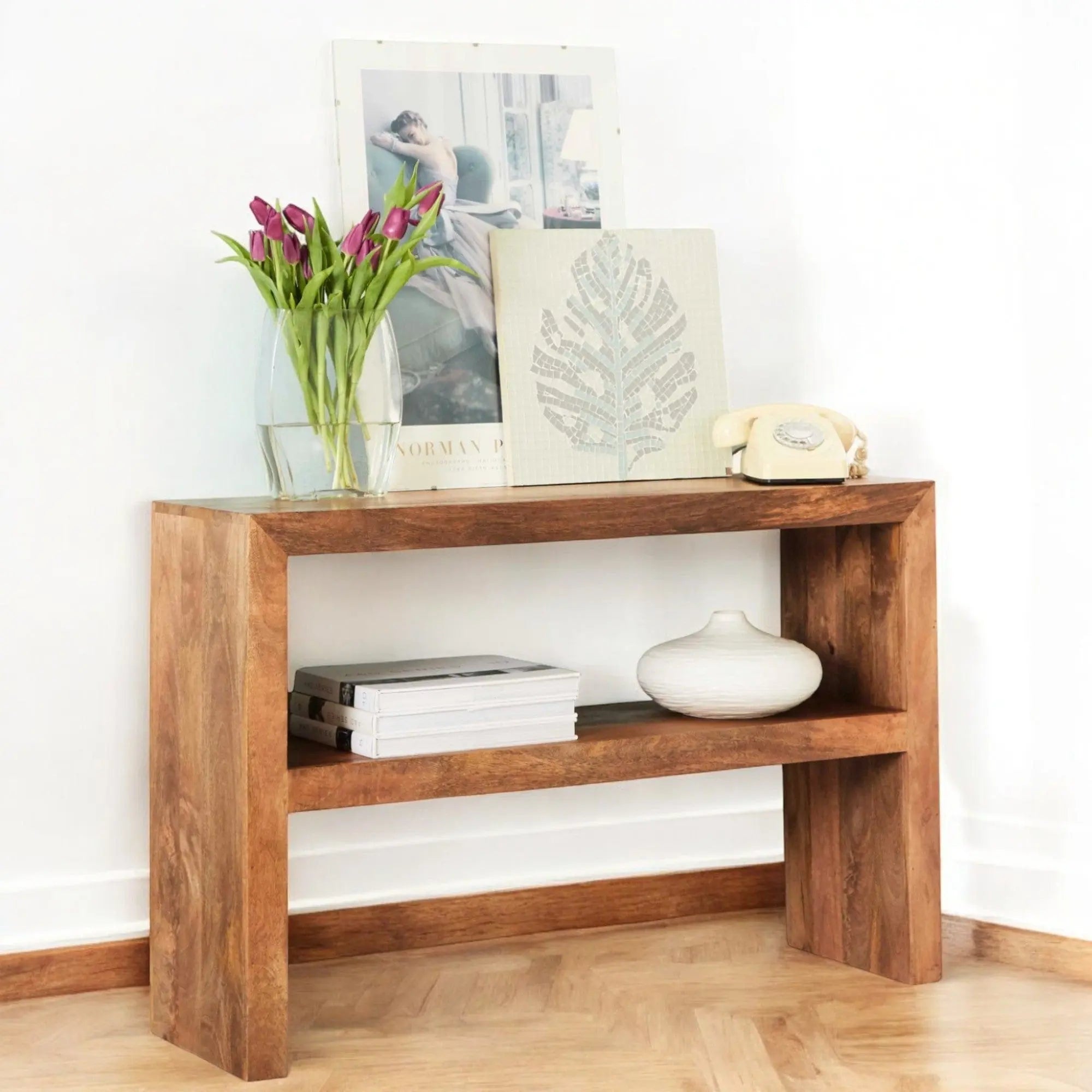 Tibradden Wooden Console Table - OAT Home