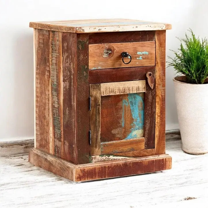 Westport Wooden Bedside Table Cabinet - OAT Home